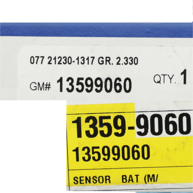 2016-2018 GM Battery Sensor 13599060 | QuirkParts