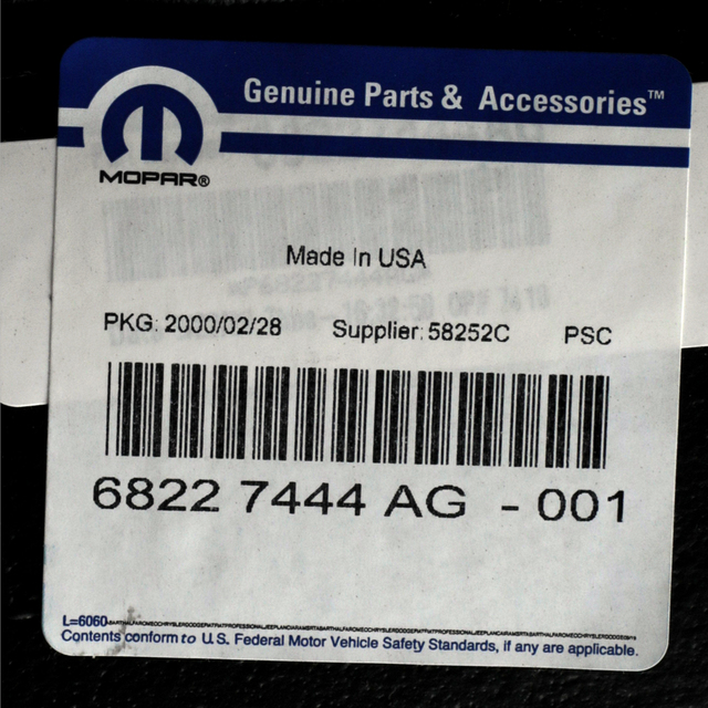 2017-2021 Chrysler OEM NEW Mopar 2017-2020 Chrysler Pacifica Extension ...