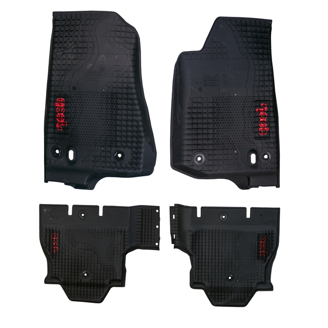 2018-2025 Jeep Wrangler All-Weather Floor Mats 82216623AB | Mopar OEM ...