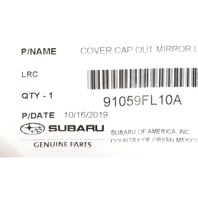 2017-2023 Subaru OEM NEW 2017-23 Subaru Ascent Impreza Cover Cap Out ...