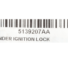 2004-2008 Mopar Ignition Lock Cylinder 5139207AA | Mopar OEM Parts Outlet