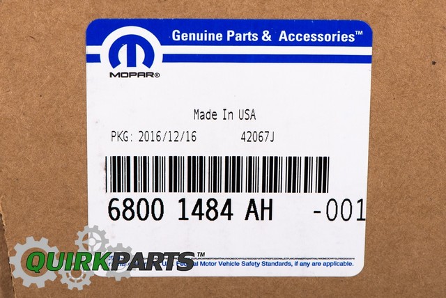 2009-2012 Mopar Headlamp Park And Turn Lamp, Right 68001484AI | QuirkParts