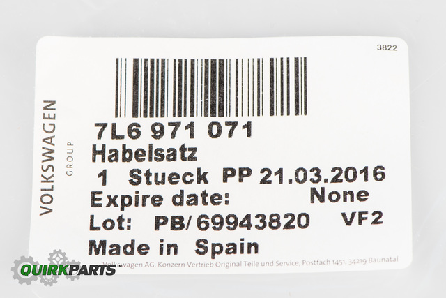 2004-2007 Volkswagen Touareg OEM NEW 2004-2007 VW Volkswagen Touareg ...