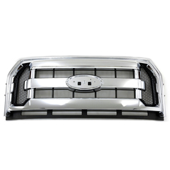 2015-2016 Ford F-150 Chrome Radiator Grille w/ Side Mesh Inserts OEM ...