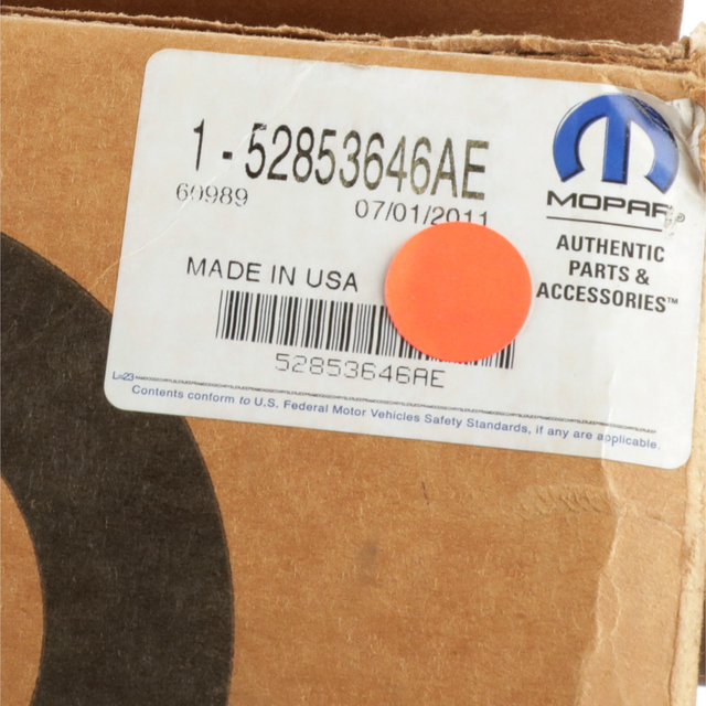 2011 Jeep Grand Cherokee Drive Shaft 52853646AF | Mopar OEM Parts Outlet
