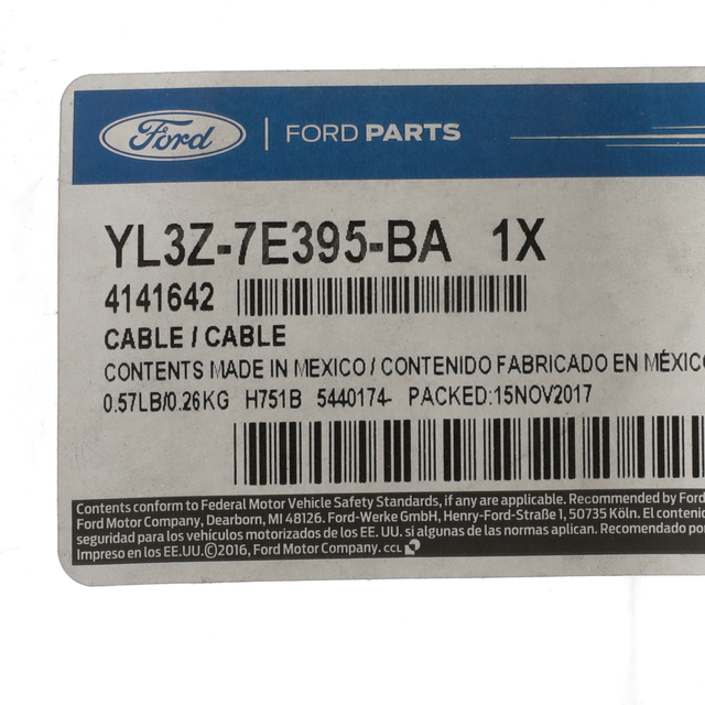 Ford F150 Expedition Navigator Transmission Gear Shifter Cable OEM ...