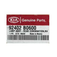 2017-2018 Kia Forte OEM NEW 2017-2018 Kia Forte Right Hand Rear Lamp ...