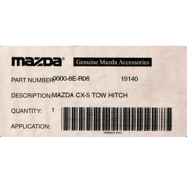 2017-2021 Mazda CX-5 Trailer Hitch, Class I 0000-8E-R06A | QuirkParts