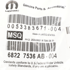 2014-2018 Jeep Cherokee OEM NEW 2014-2019 Mopar Jeep Cherokee Rear Hood ...