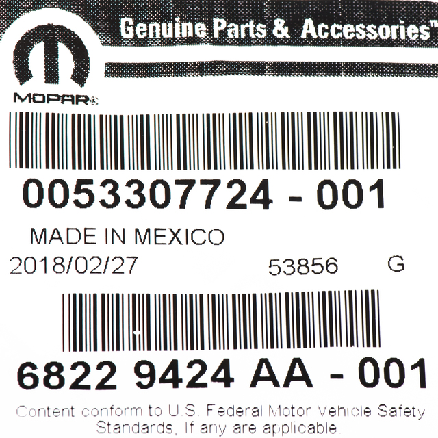 2017-2025 Chrysler Fascia Bezel, Right 68229424AA | QuirkParts