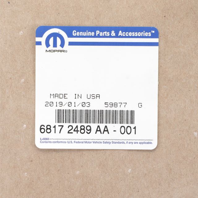 2014 - 2017 Jeep Grand Cherokee LH Rear Stone Guard OEM 68172489AA for ...