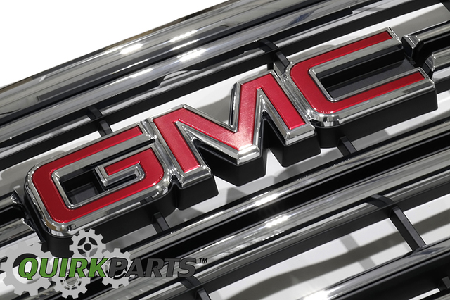 2016-2018 GM Bright Chrome Front Grille with GMC Emblem, Bezel, Clips ...