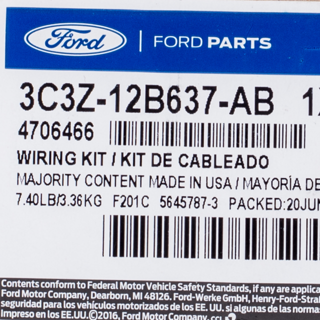 OEM NEW Ford 2003 F250 F350 F450 Super Duty Wiring Harness Kit 3C3Z ...