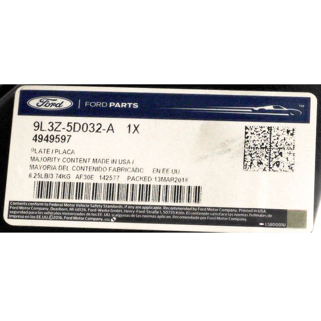 2010 Ford F-150 OEM NEW 2010 Ford F-150 SVT Raptor Under Cover Skid ...