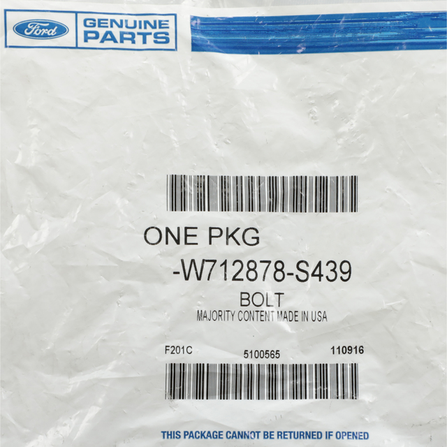 2008-2022 Ford Lower Insulator Bolt -W712878-S439 | QuirkParts