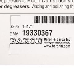 2014-2021 Cadillac OEM NEW 2014-20 GM License Plate Frame Black w ...