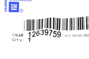 Engine Oil Pressure Relief Valve Deflector 12639759 | QuirkParts