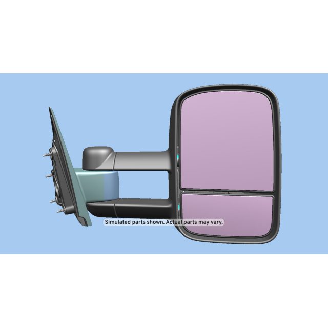 2014-2019 GM Black Passenger Side Door Mirror 22820396 | QuirkParts