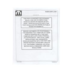 2019-2024 Ram 1500 Cold Air Intake 77072428AF | QuirkParts