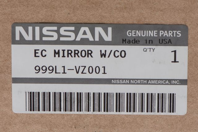 2013-2019 Nissan OEM NEW 2013-2019 Nissan Sentra Rogue Auto-Dimming ...