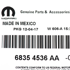 2013-2018 Ram Coolant Level Sensor 68354536AA | QuirkParts