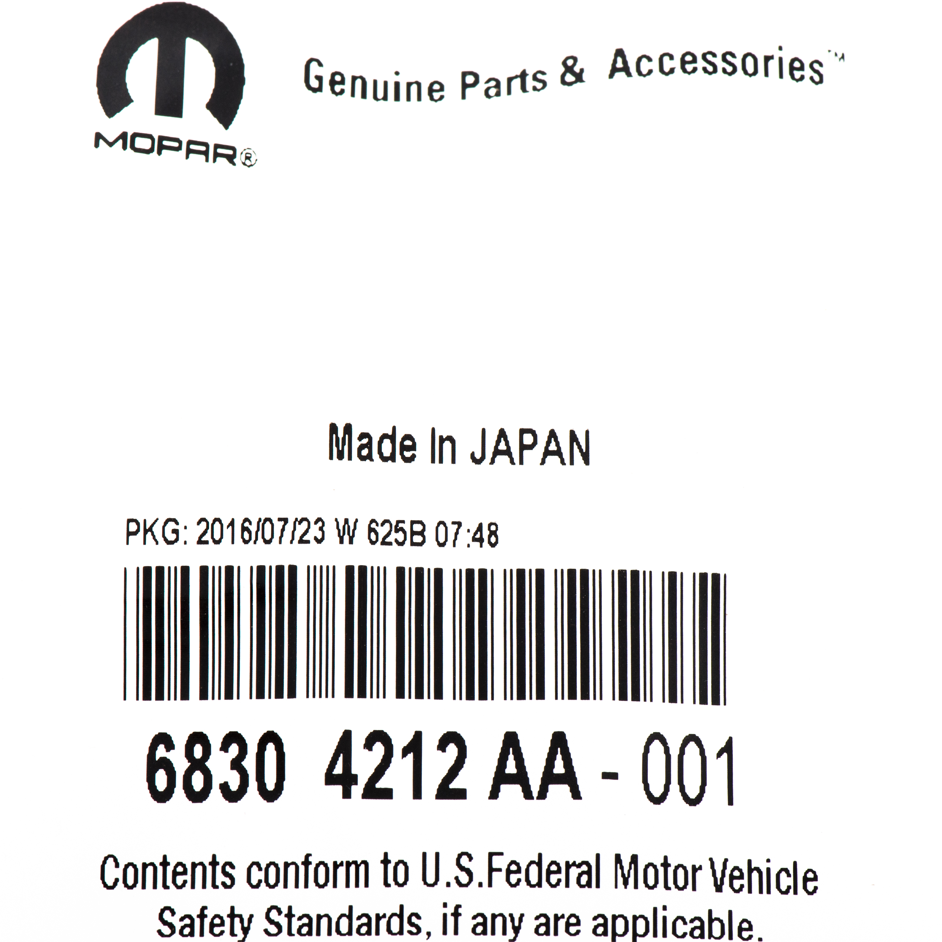2016-2023 Mopar OEM NEW Mopar 16-19 Dodge Challenger Power Distribution ...