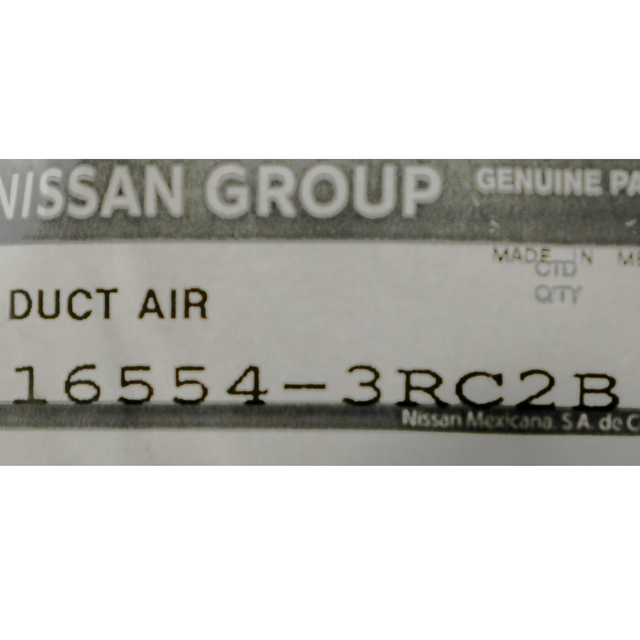 2013-2019 Nissan Sentra 2013 Nissan Sentra Rear Engine Air Duct Intake ...