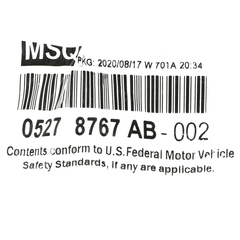 2001-2023 Mopar Radiator Cap 5278767AB | QuirkParts