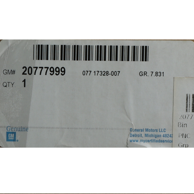 2007-2014 GM OEM NEW 2007-2014 GM Cadillac Chevrolet Bumper Tow Eye ...