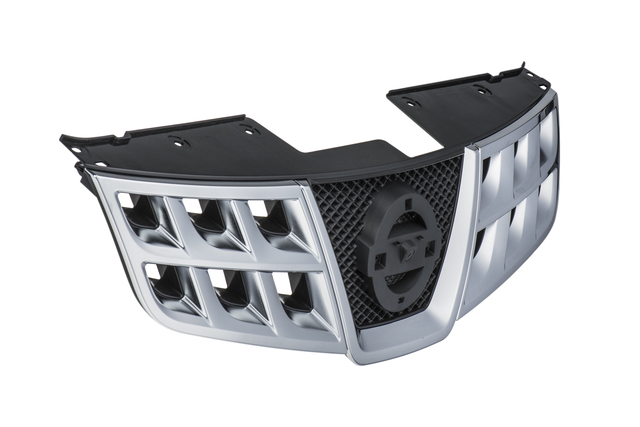 2011-2015 Nissan 2011-2013 Nissan Rogue Front Radiator Chrome & Black ...