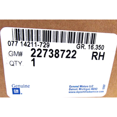 2007-2014 GM Front Passenger Side Exterior Door Handle in Chrome ...