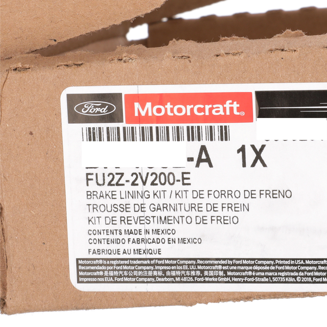 2012-2014 Ford F-150 Pad - Brake FU2Z-2V200-G | QuirkParts