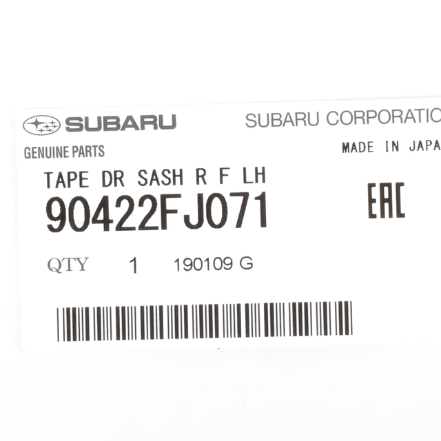2012-2020 Subaru OEM NEW 12-20 Subaru WRX STI Impreza XV Crosstrek Tape ...