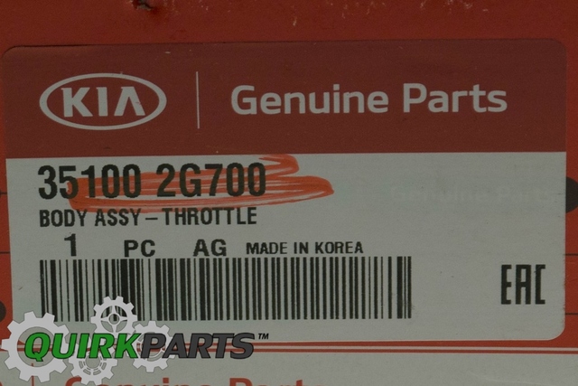 2011-2016 Kia Throttle Body 35100-2G700 | QuirkParts