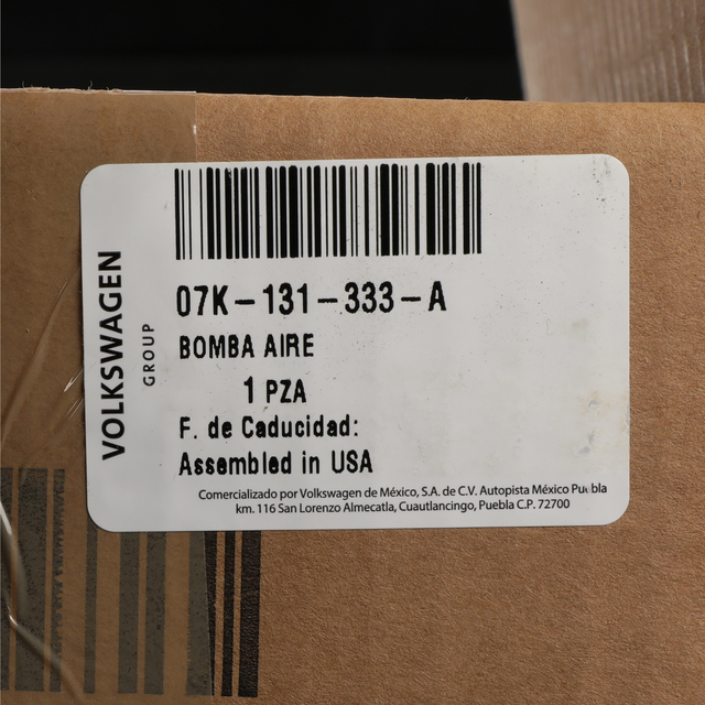 07K-131-333-A - OEM NEW 2013-2016 Volkswagen Beetle Secondary Air ...