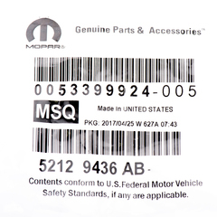 2004-2022 Mopar OEM NEW Mopar 2005-2020 Dodge Challenger Charger Vapor ...