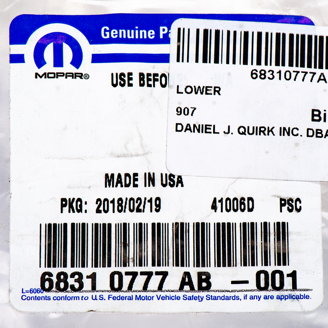 2017-2022 Jeep OEM NEW Mopar 2017-2019 Jeep Grand Cherokee Lower Grille ...