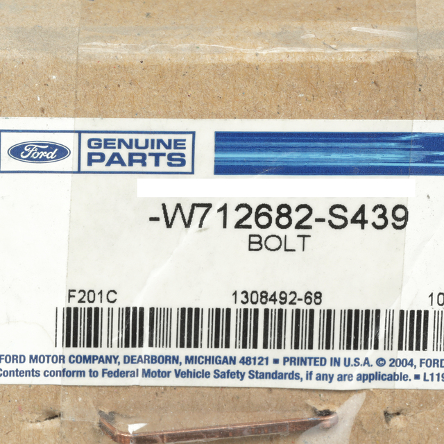 2007-2013 Ford Shock Mount Bolt -W712682-S439 | QuirkParts