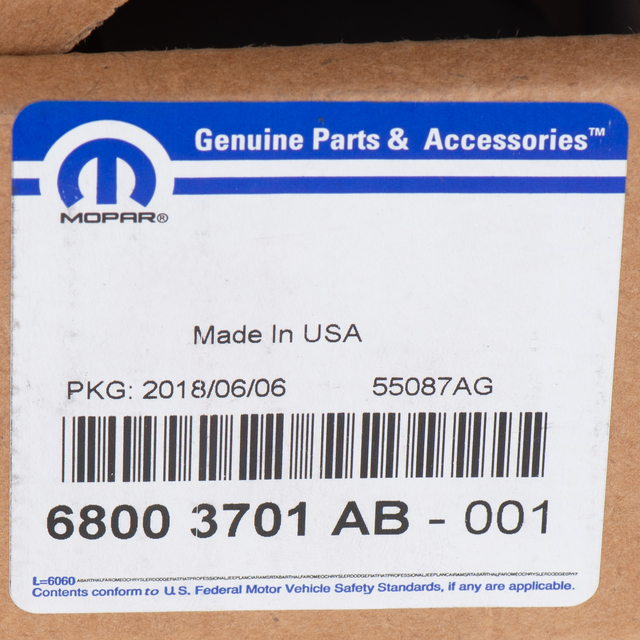 2007-2018 Mopar Front Disc Brake Pad Kit 68003701AB | QuirkParts