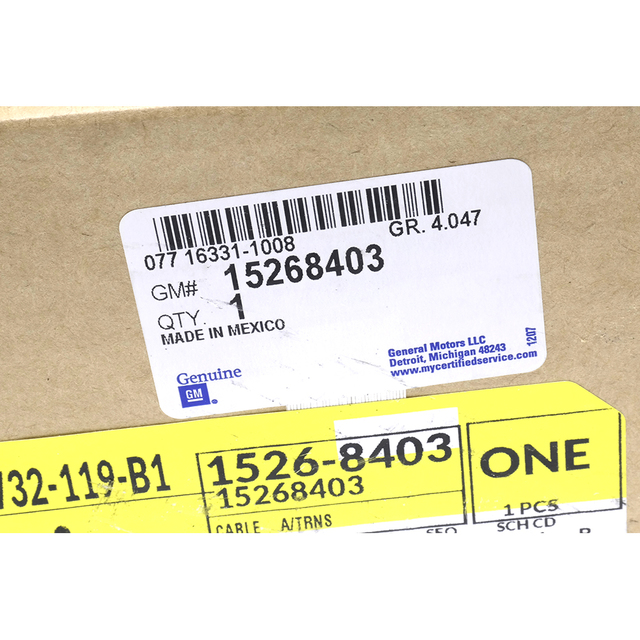 2003-2007 Hummer H2 Cable 15268403 | QuirkParts