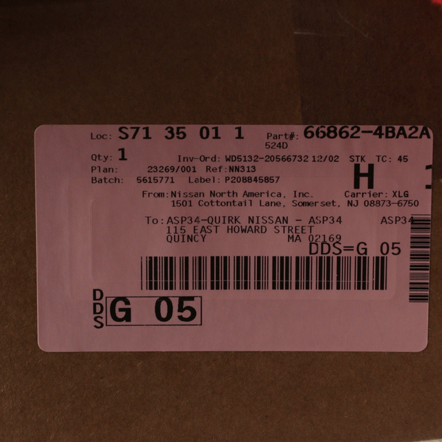 Cover Assembly Cowl Top 66862-4BA2A | QuirkParts