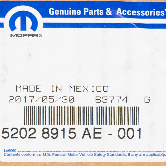 2003-2009 Dodge Transmission Oil Cooler 52028915AF | Mopar OEM Parts Outlet