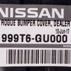 2008-2015 Nissan 2008-2013 Nissan Rogue Black Rear Bumper Scratch ...