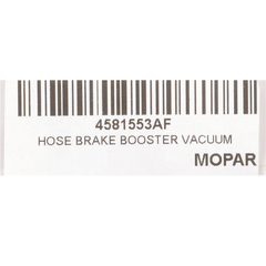2011-2021 Mopar Brake Booster Vacuum Hose 4581553AF | QuirkParts