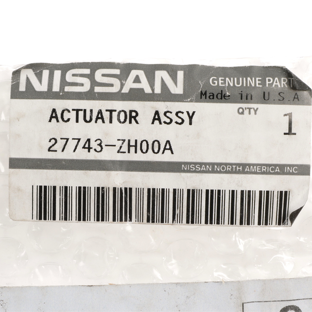 2006-2015 Nissan Actuator 27743-ZH00A | QuirkParts