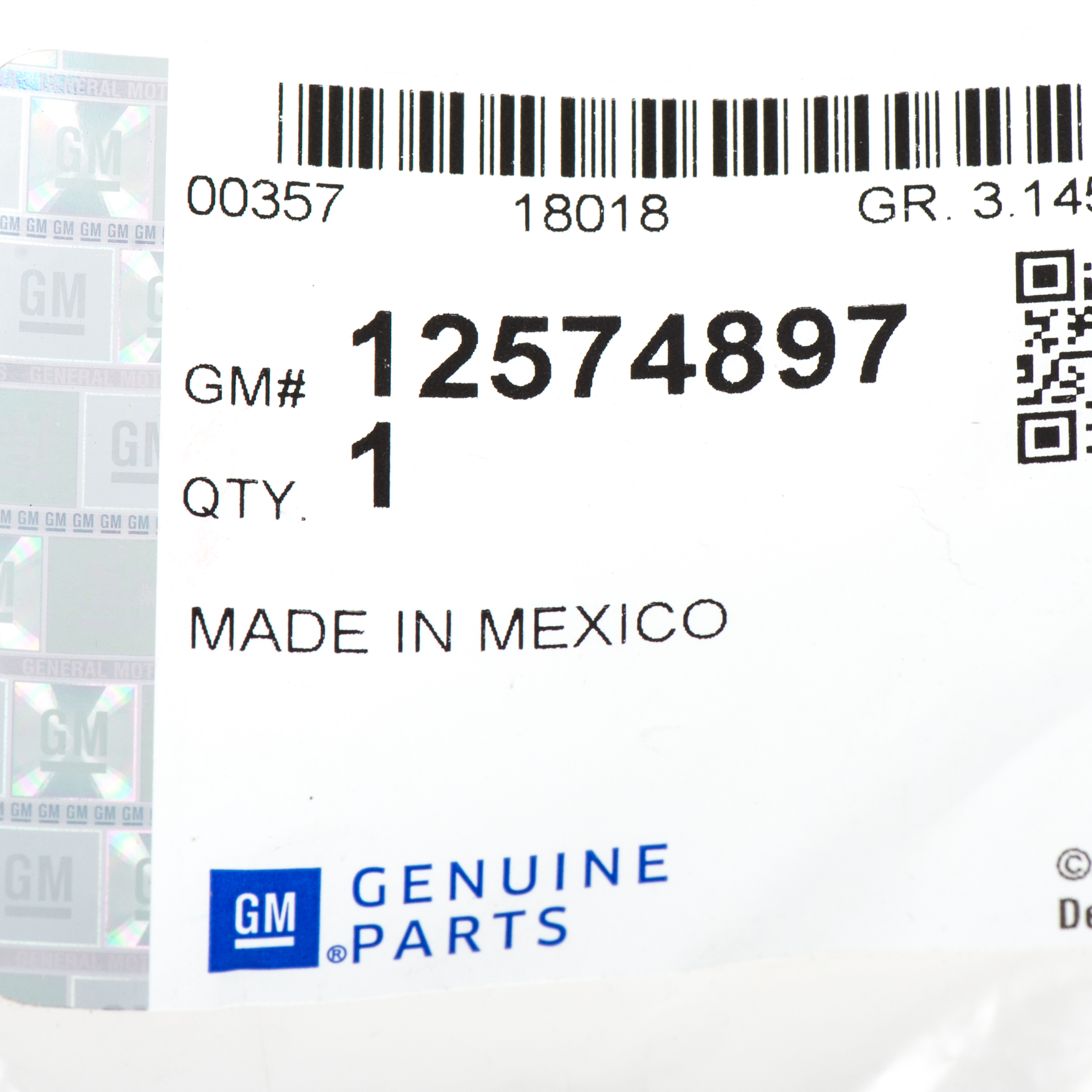 2007-2013 GM Vapor Canister Harness 12574897 | QuirkParts
