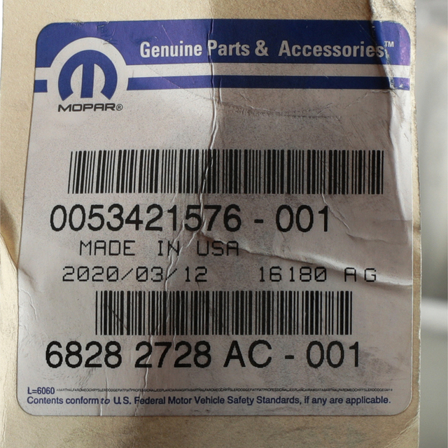 2016-2021 Mopar Lower Control Arm, Right 68282728AC | QuirkParts
