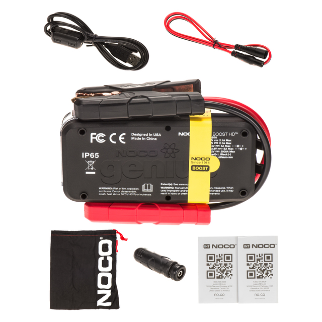 2015-2021 GM NOCO Genius Boost GB70 HD 2000 Amp 12V UltraSafe Lithium ...