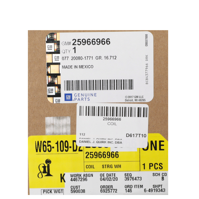 2007-2014 GM 07-12 Silverado Sierra 2500 3500 Steering Wheel Airbag ...