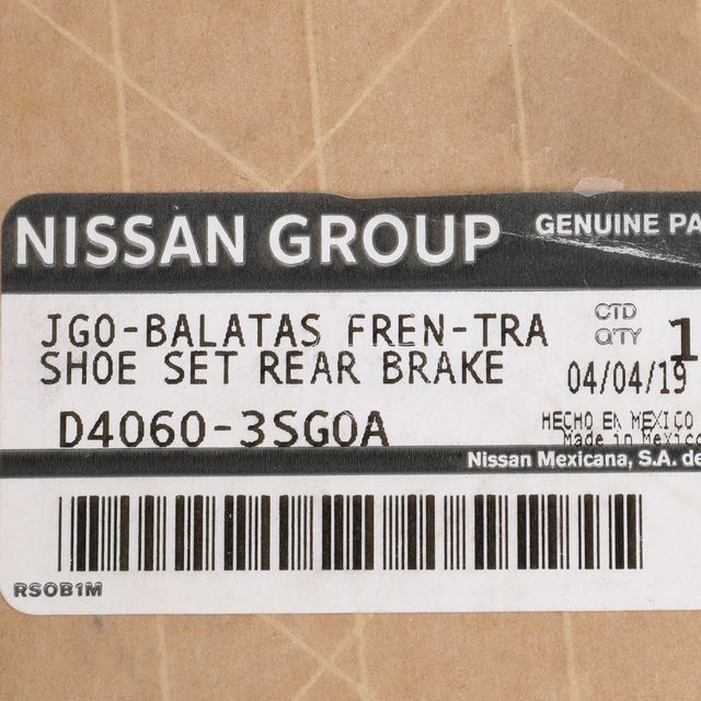 2013-2022 Nissan Sentra Brake Shoes D4060-3SG0A | QuirkParts